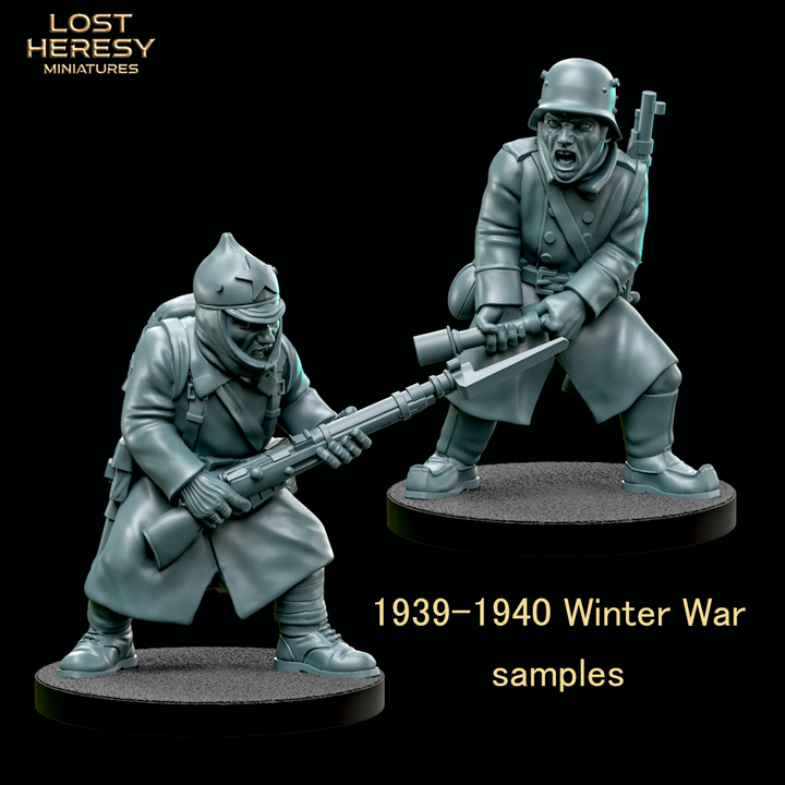 3D Printable 1939-1940 Winter War Samples by Lost Heresy Miniatures